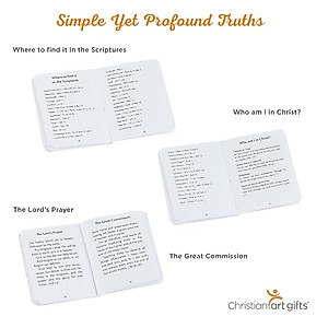 My Little Bible 2” Standard Edition - Selections of Key Verses From Every Book, Tiny Palm-size OT NT Scripture for Ministry Outreach, Classic 1769 KJV Text, 2" x 2.5”, White