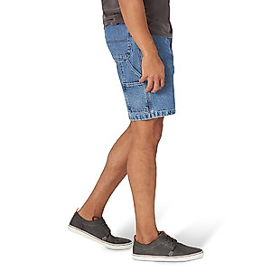 Wrangler Authentics Men's Loose Fit Carpenter Short, Antique Stonewash, 36