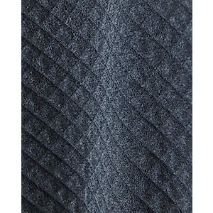 Billy Reid Men's Diamond Quilt Shawl, Dark Navy, Large