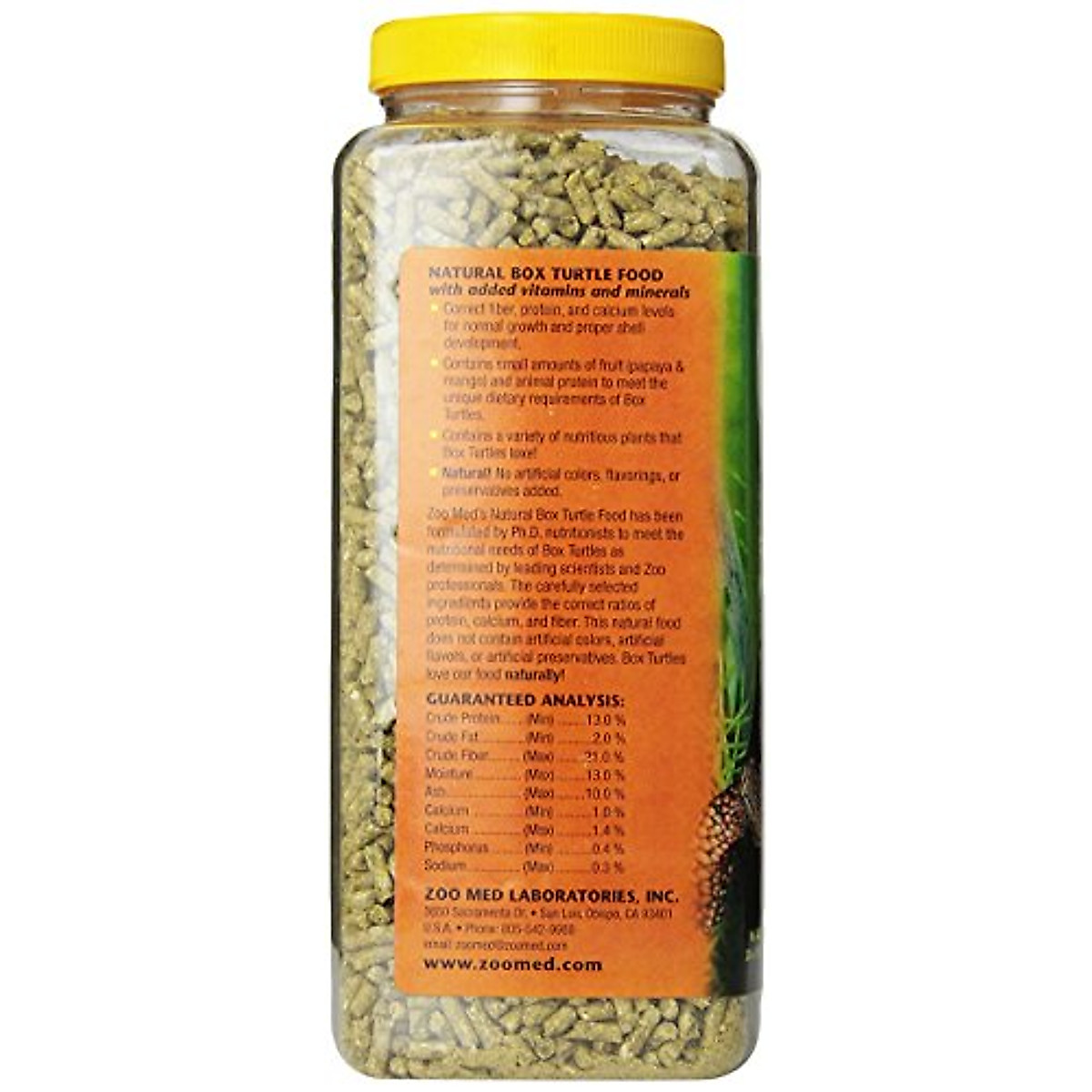 Zoo Med Natural Box Turtle Food, 20-Ounce