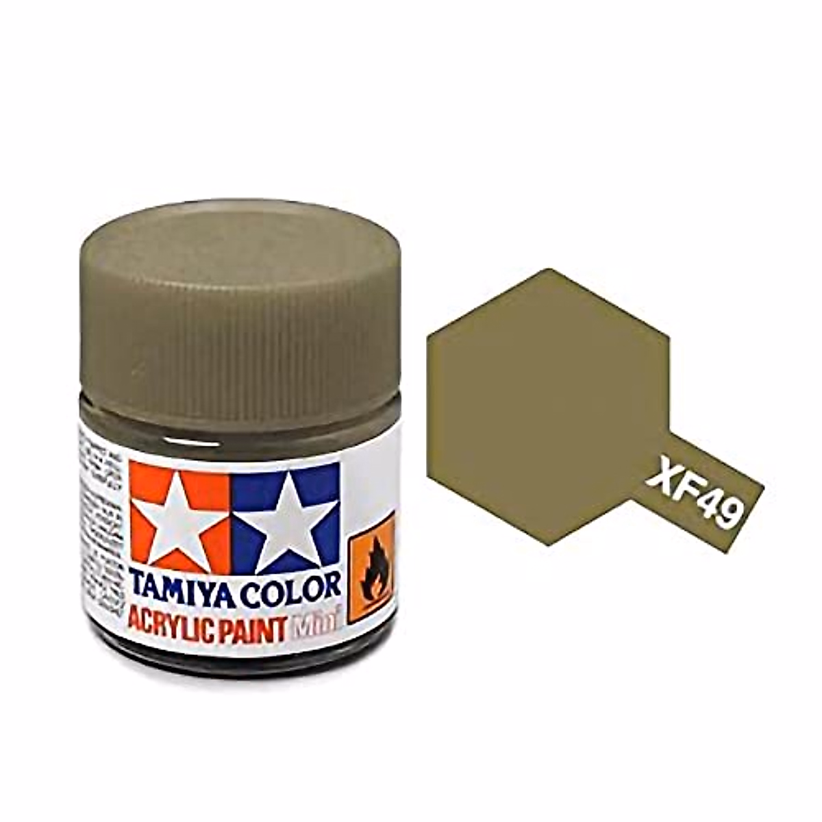 TAMIYA 81749 Acrylic Mini XF49 Khaki 1/3 oz