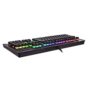 Thermaltake Level 20 GT RGB Mechanical Gaming Keyboard, Razer Green Switches, 16.8M Color RGB, Razer Chroma Compatible - GKB-LVG-RGBRUS-01