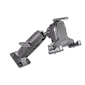 iBOLT xProDock Bizmount AMPs - Heavy Duty Drill Base Mount and 2m microUSB Cable for Android Smartphones- for Cars, Desks, Countertops: Great for Commercial Vehicles, Trucks, and Telematic Commuters