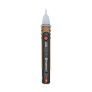 Southwire Tools & Equipment Southwire 40116N AC Pen Tester, NCVT Detects 100-600VAC, Non-Contact Voltage Detector with LED Flashlight, 6' Drop Test Rated, One Size, Green,Red