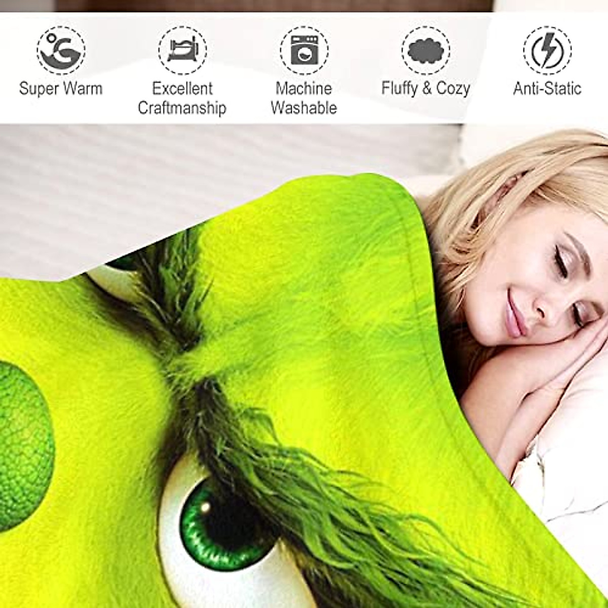 Christmas Blanket Super Soft Flannel Fleece Blankets and Throws Couch Bedding for Kids Adults Gifts 50"X40"