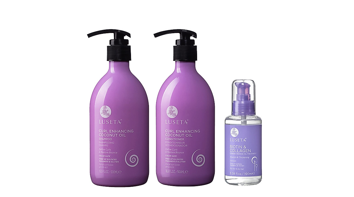 Luseta Curly Hair Care Set for Natural Growth