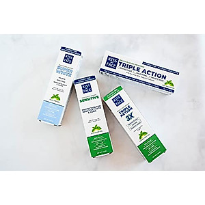 Kiss My Face Super White Cool Mint Gel Toothpaste, SLS And Fluoride Free, Removes Plaque And Prevents Tartar, With Added Tea Tree Oil, Aloe And Iceland Moss, 4.5 Oz