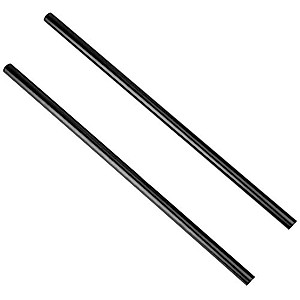 NICEYRIG 15mm Rod 16 Inch (40CM) Long for Shoulder Rig Rod Support System, Black Aluminum Alloy, Pack of 2-171