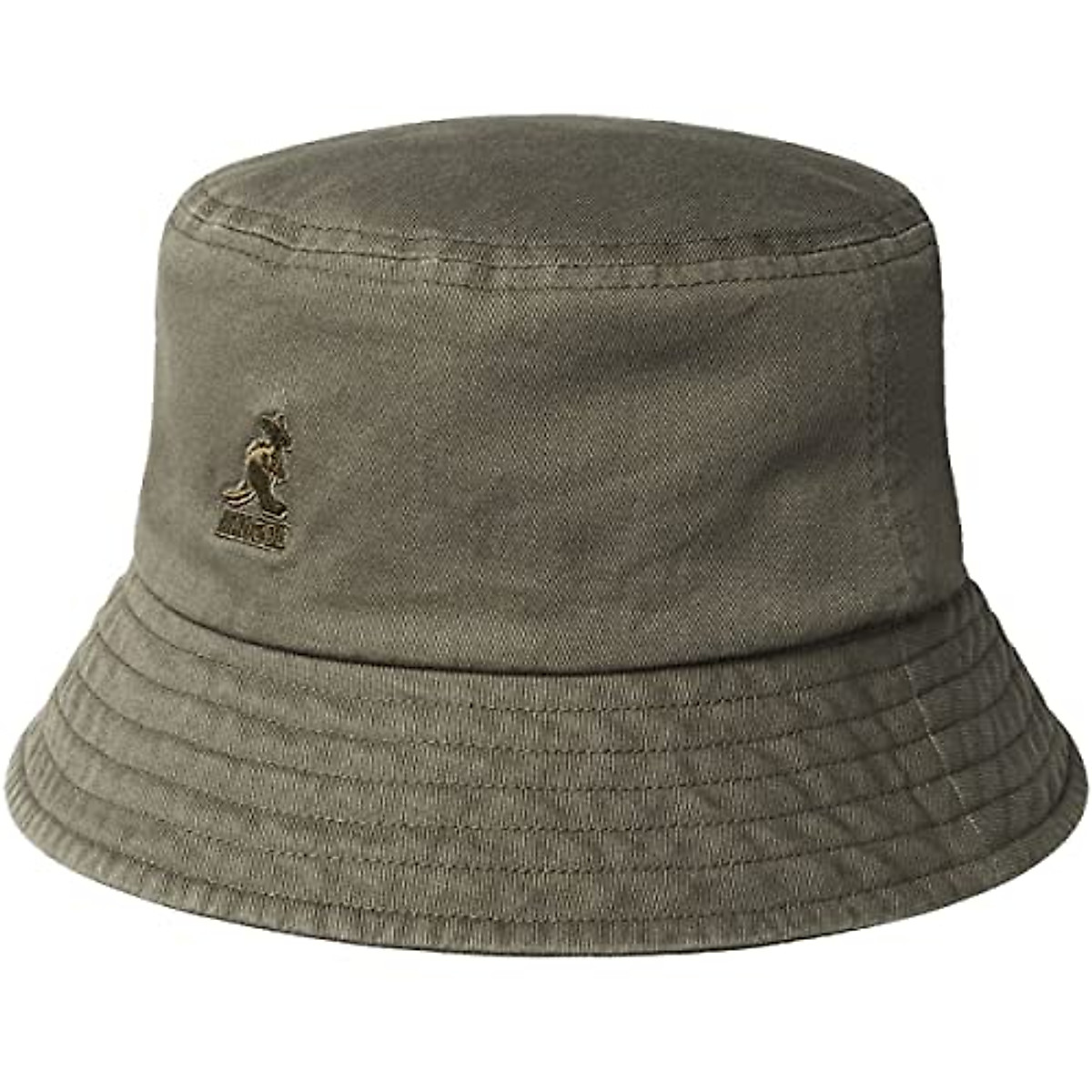 Kangol Washed Bucket Hat for Women and Men, X-Large, Smog