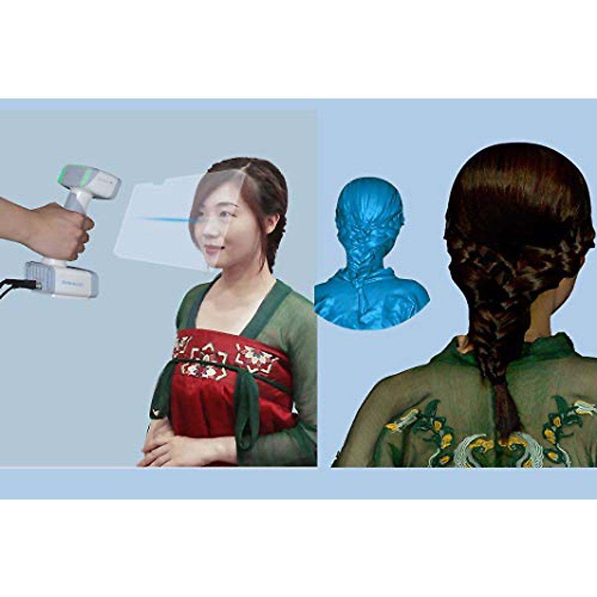 EinScan H Hybrid LED & Infrared Light Source Handheld Color 3D Scanner Solid Edge Shining3D Version CAD Software