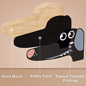 ANIKI Wooden Montessori Toys for Kids,Toddler Number Learning Toys,Preschool Math Games Classroom Activities,Fine Motor Toys,Preschool Boys Girls Gifts(Math Alligator)