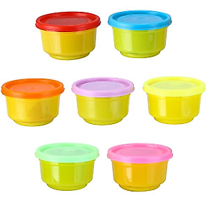 JOYIN 28 Pcs Valentines Day Gift Cards with Colorful Playing Dough for Kids Valentine Party Favors, Valentine's Classroom Exchange