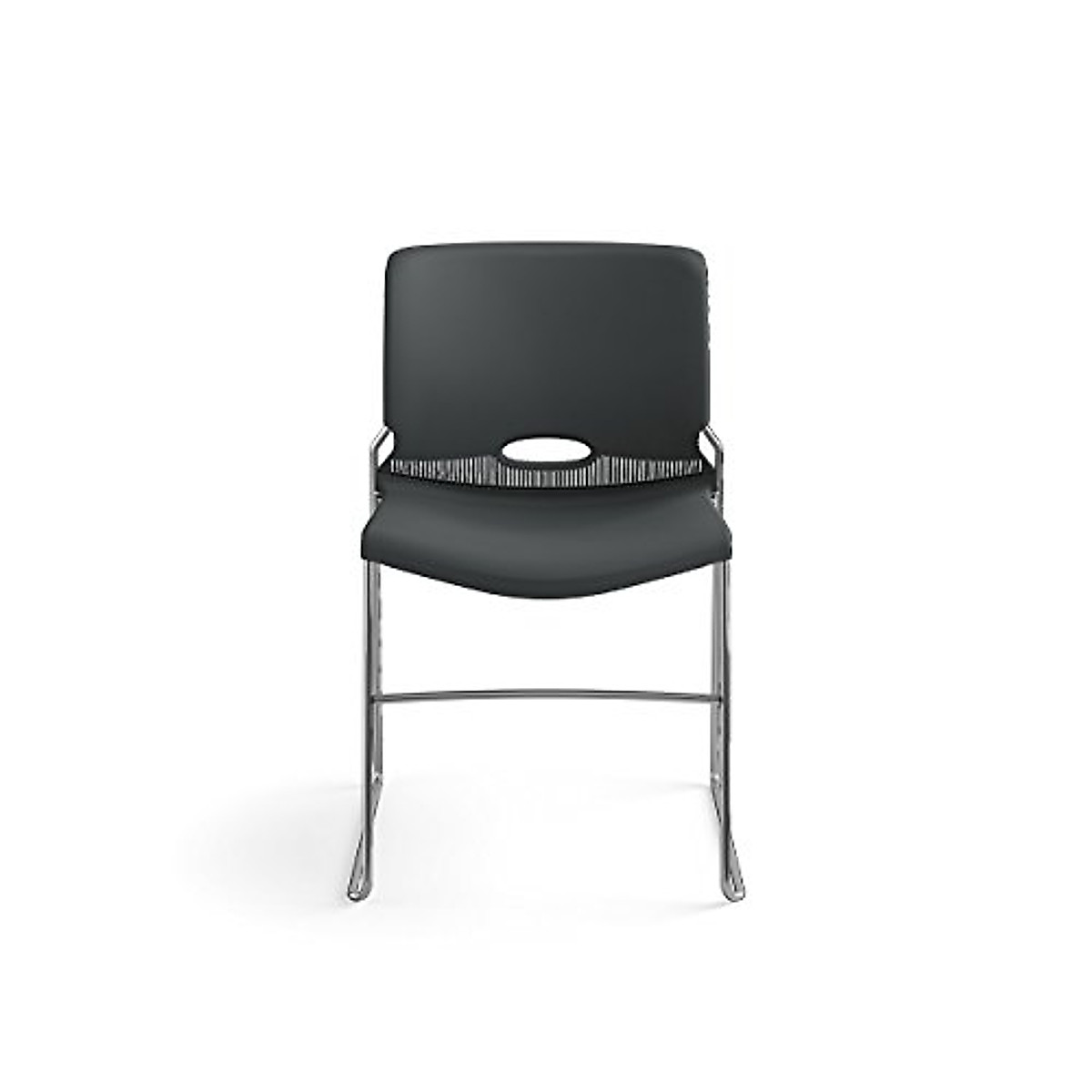 HON Olson Stacking Chair - Guest Chair for Office, Cafeteria, Break Rooms, Training or Multi-Purpose Rooms, Lava, 4 pack (H4041)