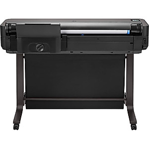 HP DesignJet T650 Large Format 36-inch Plotter Printer, Includes 2-Year Warranty Care Pack (5HB10H), Black