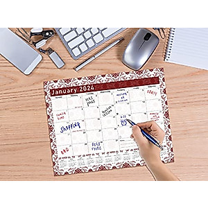 2023-2024 Calendar 16 Months Student Calendar/Planner for 3-Ring Binder, Desk, or Wall -v014