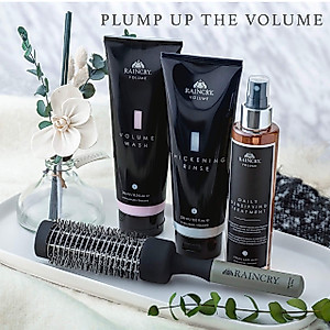 RAINCRY Volume Shampoo & Conditioner Bundle Set - 236mL - For Fine to Normal Hair - Free From Parabens, Sulfates, and Phthalates - Natural, Professional Hair Product