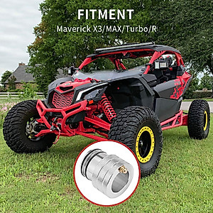 KEMIMOTO X3 Wheel Bearing Grease Tool 39mm X3 Wheel Bearing Greaser Tool Compatible with Can-Am Maverick X3 & MAX Turbo RR 2023 2022 2021 2020 2019 2018 2017 OE Replace #293350109