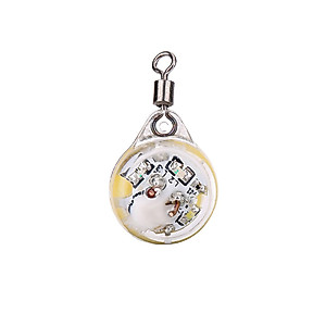 Deep Drop LED Fishing Light,3PCS LED Fishing Lures Bait Light Fish Flash Light Lamp Underwater Luminous Lures Bait Fishing Tackle (Multicolor)