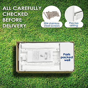 OTSUN Adirondack Chair, Large Lawn Chairs with 350 Lbs Weight Capacity, HDPE Outdoor Chairs Weather Resistant for Patio, Porch, Garden, Swimming Pool, Deck, White