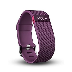 FitBit Charge HR Wristband, Plum, Small