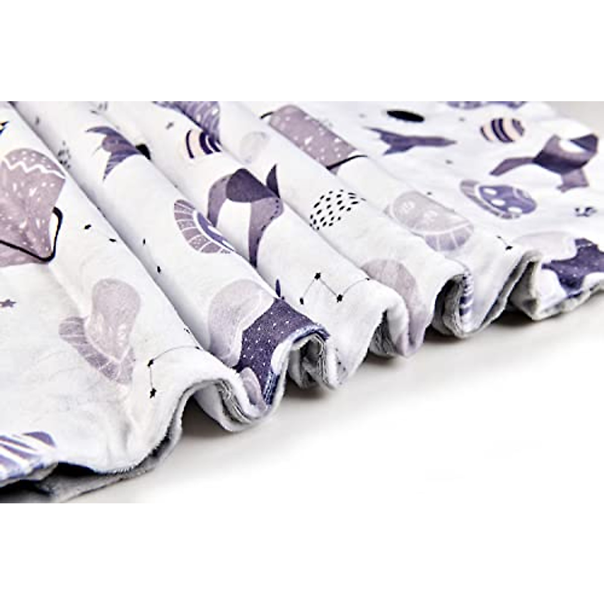 Boyoung Baby Blanket, Soft Minky Warm Blanket for Boy or Girl, Receiving Blanket with Double Layer Dotted Backing for Newborns 7894222 0