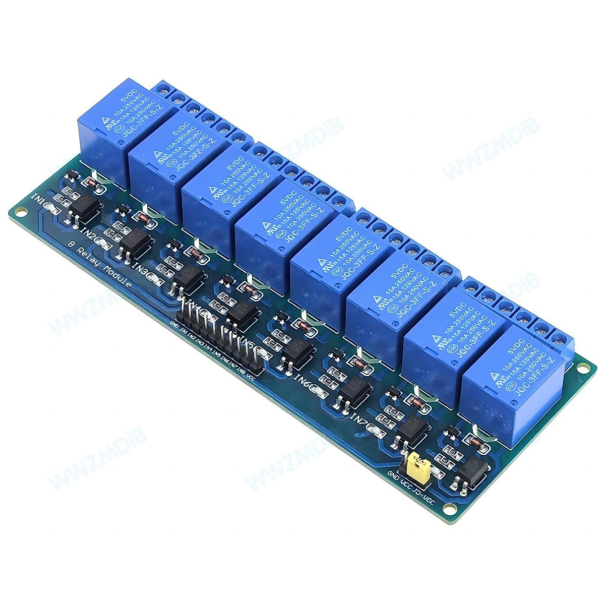 WWZMDiB 12V 8 Channel Relay Module Board for Arduino DSP AVR PIC ARM