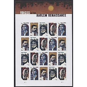 Harlem Renaissance Sheet of 20 Forever Postage Stamps Scott 5474a