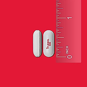 Tylenol Extra Strength Caplets with 500 mg Acetaminophen, Pain Reliever & Fever Reducer, 10 ct (Pack of 12)