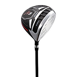 Top Line Men's Right Handed M5 Golf Club Set for Tall Men ( Height 6'1" - 6'4"), Includes Driver, Wood, Hybrid, 5, 6, 7, 8, 9, PW Stainless Irons with True Temper Shafts, Putter, Stand Bag & 3 HCs