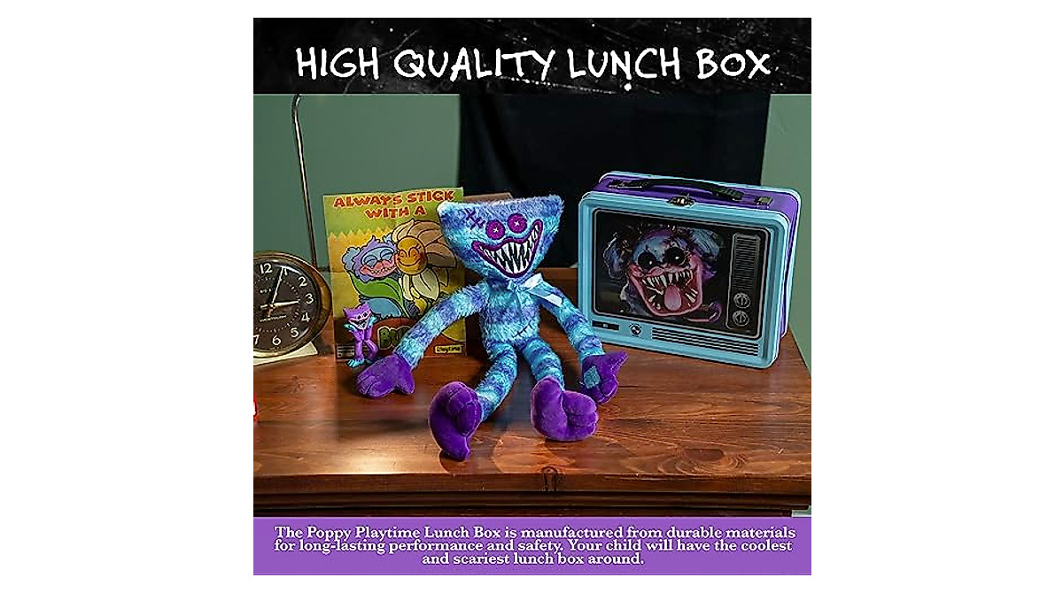 Poppy Playtime Huggy Wuggy & Friends Collector's Lunch Box Bundle