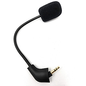 TNE Replacement Game Mic Microphone Boom for Pre-2021 1st Version Wired Kingston HyperX Cloud 2 II Cloud Core Cloud Pro CloudX PS5 Xbox One Nintendo Switch Computer PC Gaming Headsets