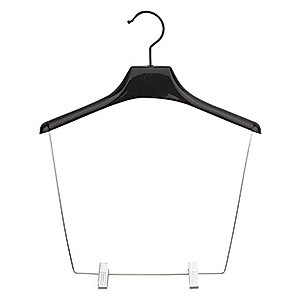 NAHANCO BSK12164B Display Hanger with 12" Drop, 15 1/2", Black (Pack of 12)