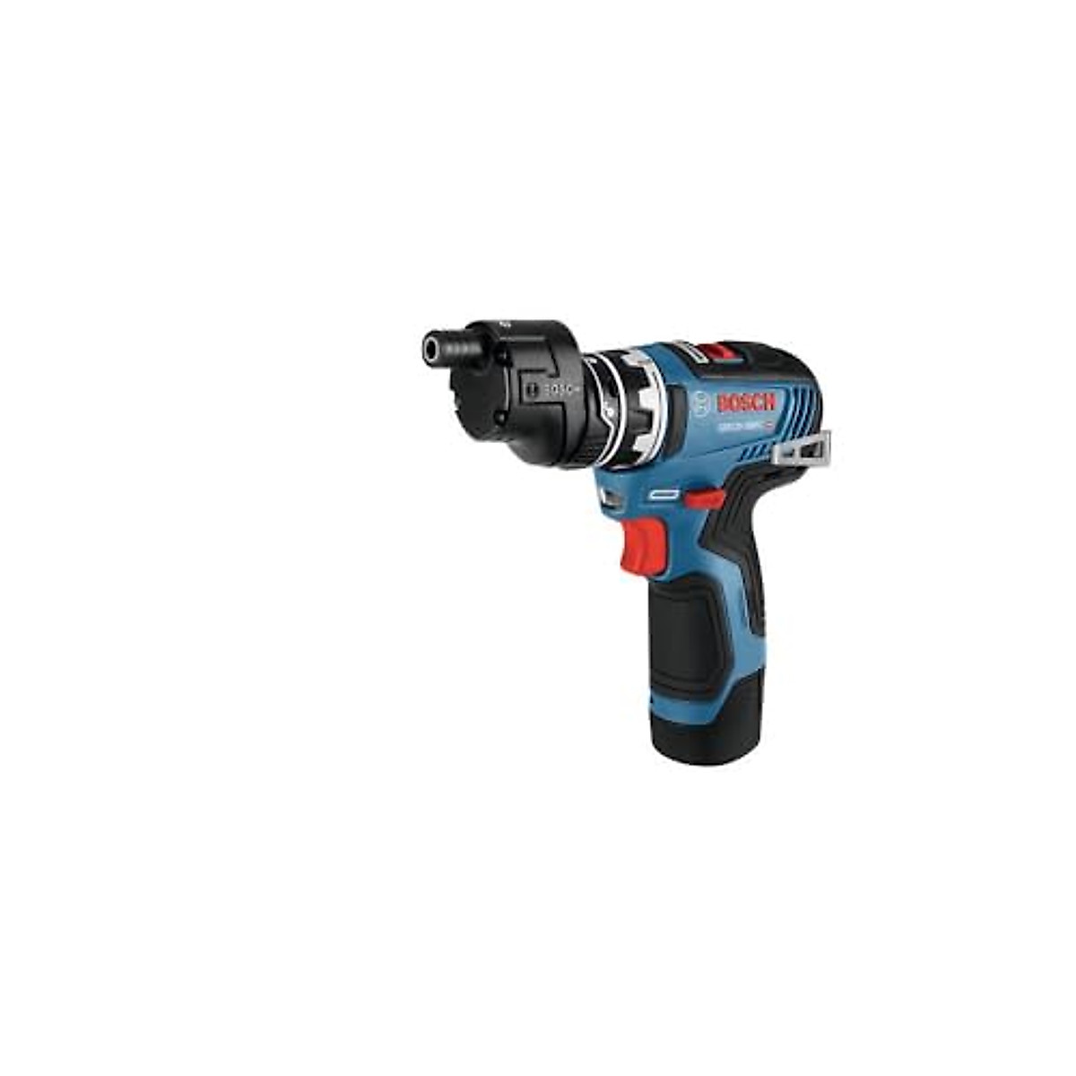 BOSCH GSR12V-300FCB22 12V Max EC Brushless Flexiclick 5-In-1 Drill/Driver System with (2) 2.0 Ah Batteries