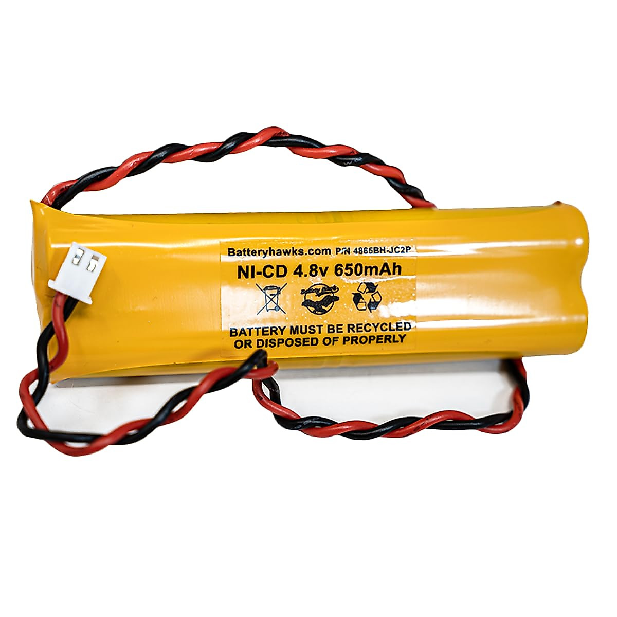 E1021R All Fit EJW-NI-CAD D-AA650Bx4 BYD D-AA650B 4.8v 650mah Ni-CD AA Battery Pack Exit Sign Emergency Light Fire Exit