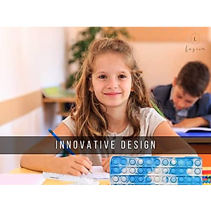 Lazcom Pencil Case - Pencil Case Pack for School - Relieve Stress Bag - Stationery Storage Bag for Students - School Supplies - Accessory Organizer