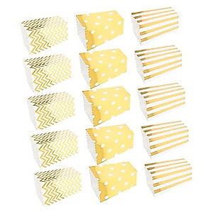 CHILDWEET 60pcs Popcorn Boxes Popcorn Box Popcorn Boxes for Party Pastel Party Decorations Popcorn Bags for Party Disposable Containers Snack Containers Disposable Snack Containers Paper