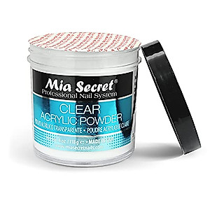 Mia Secret Clear Acrylic Powder (4oz)