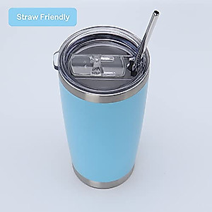 Docik Splash Proof Lids Covers for 20 Oz Yeti Rambler Ozark Trail Tumbler and More Travel Cup, Also Fit for Yeti 10 Oz Lowball, 2 Pack