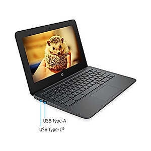 HP 2022 Chromebook 11.6" HD for Business and Student Laptop, Intel Celeron N3350 Processor, 4GB RAM, 160GB Storage( 32GB eMMc+128GB MicroSD), Intel HD Graphics, HD Webcam, Gray, Chrome OS
