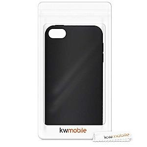 kwmobile TPU Silicone Case Compatible with Apple iPod Touch 6G / 7G (6th and 7th Generation) - Case Soft Flexible Protective Cover - Black