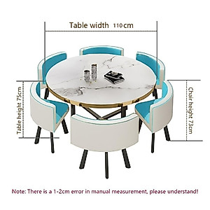 EpuzeR Dining Office Reception Conference Table Meeting Table,Table Boardroom Seminar Negotiation Table Meeting Room Table for Office Conference Room(Black)