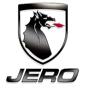 JERO Pro Series TR 8" Breaking & Trimming Knife - Commercial Grade Butcher Knife - Double Injection Molded Handle With Thick Santoprene Out Layer - German Stainless Steel Blade - 1508TR