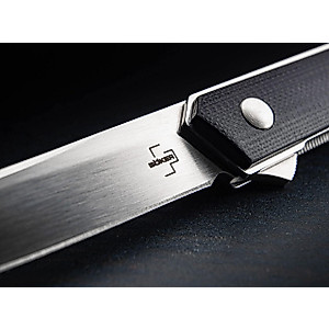 BÖKER PLUS Kwaiken Air - Minimalist and Ultra Light Weight EDC Pocket Knife, G10, Titanium, Cocobolo Handles, Designed by Lucas Burnley (G10)