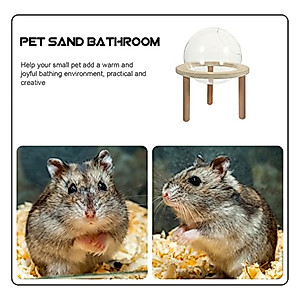 POPETPOP Home Sand Bath Box Small Hamster Bathtub Cage Chinchilla Bathtub Small Pet