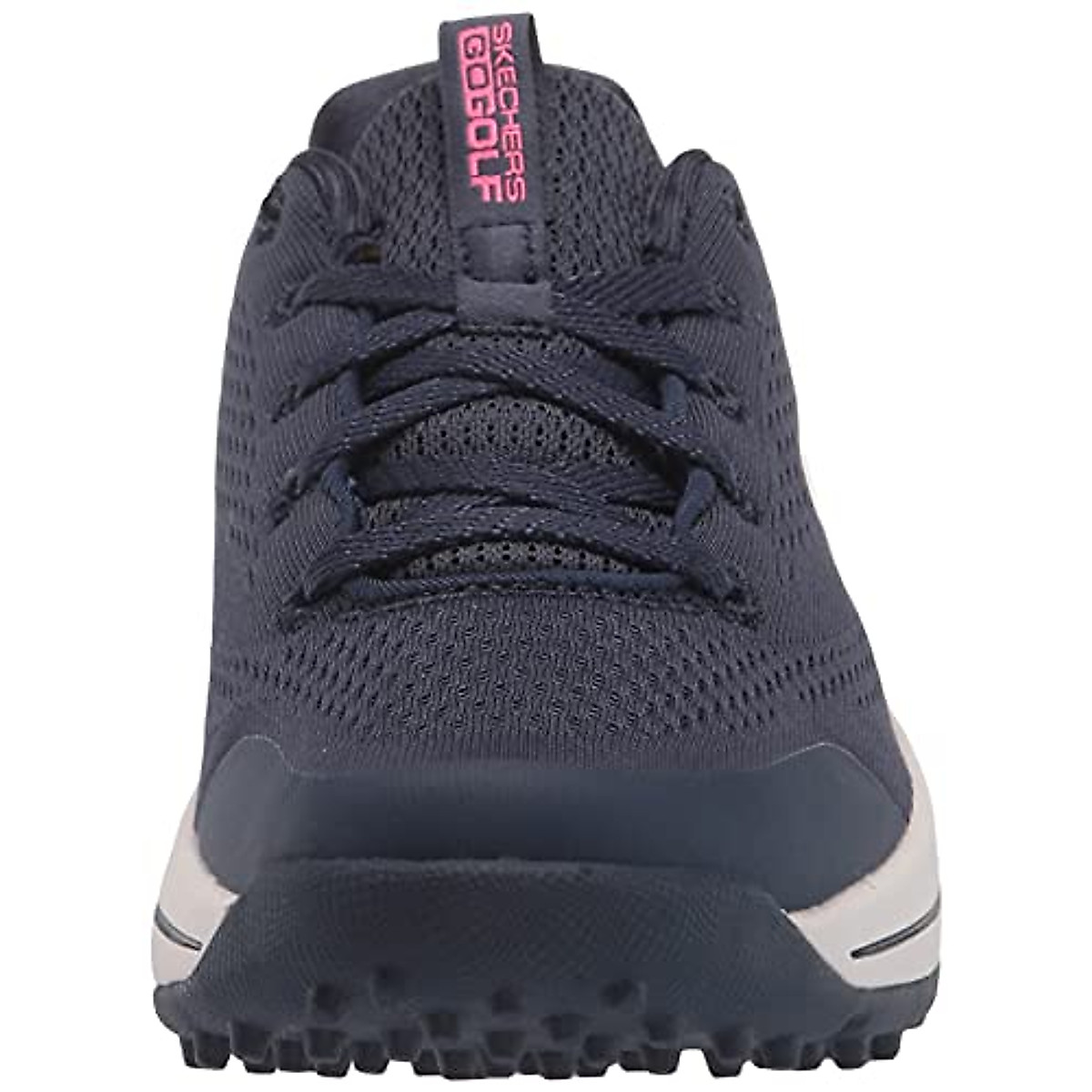 Skechers Women's Go Arch Fit Golf Shoe, Navy/Pink, 9