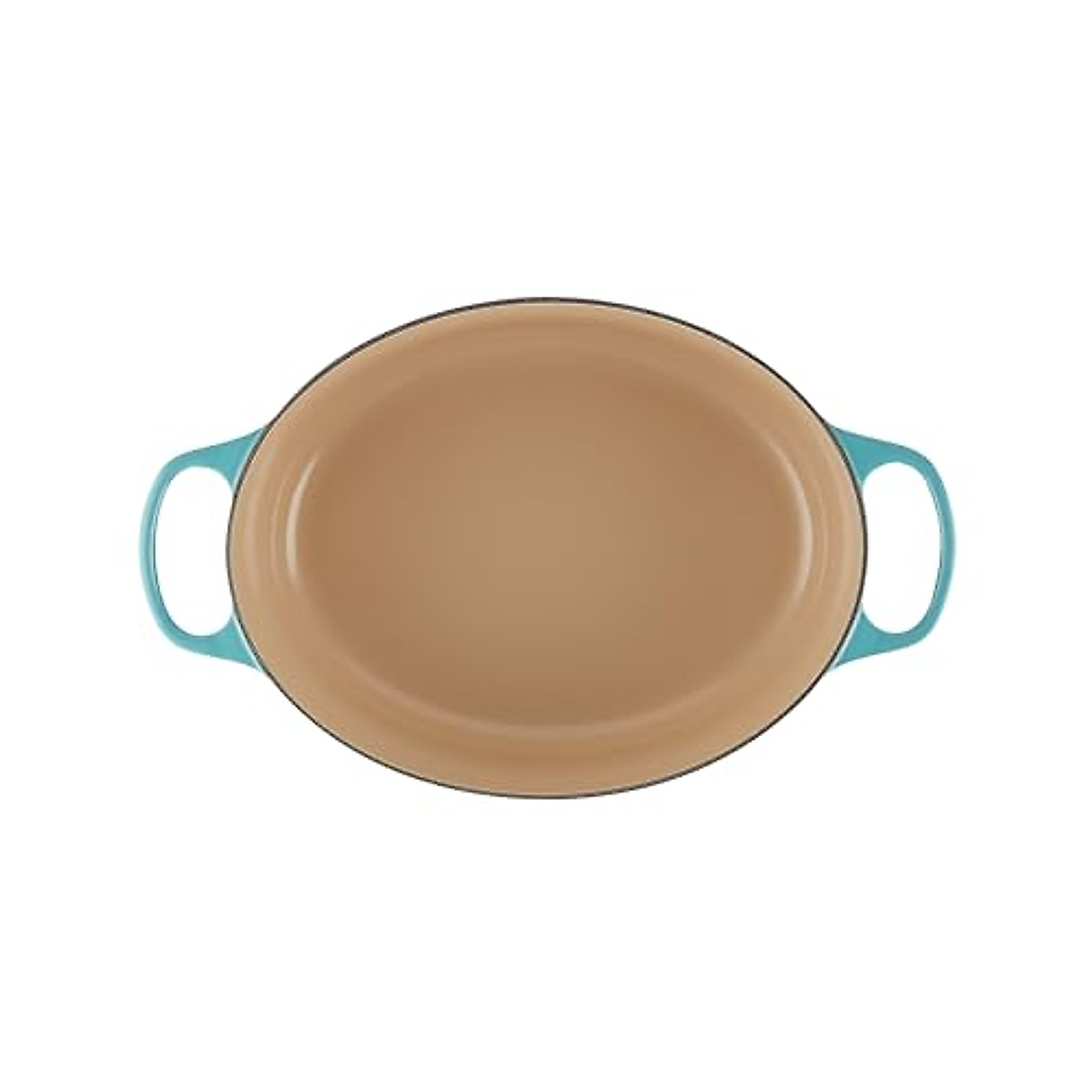 Le Creuset Enameled Cast Iron Signature Oval Dutch Oven, 6.75 qt., Caribbean