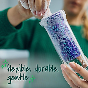 Scotch-Brite Scrub Dots Non-Scratch Scrub Sponge, Rinses Clean, For Washing Dishes and Cleaning Kitchen, 6 Scrub Sponges