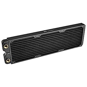Thermaltake Pacific DIY Liquid Cooling System C360 27mm Thick High-Density Fins Single-Row Copper Tubes Copper Radiator CL-W228-CU00BL-A