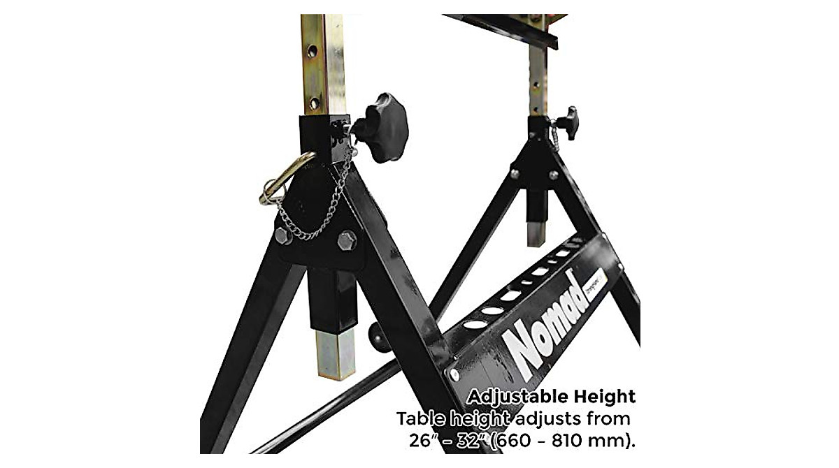 Strong Hand Tools Nomad Steel Welding Table - Adjustable & Portable