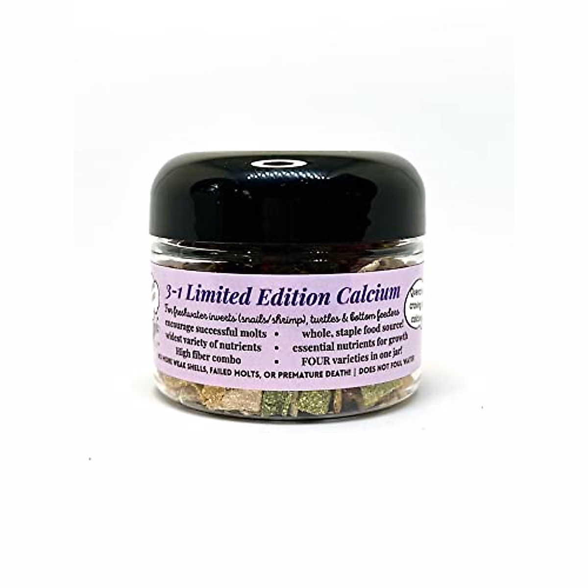 3-1 Limited Edition Calcium Tablets for Shrimp/Snails (Nutrition+Immunity+Protein) - KatsAquatics - 1.7 oz